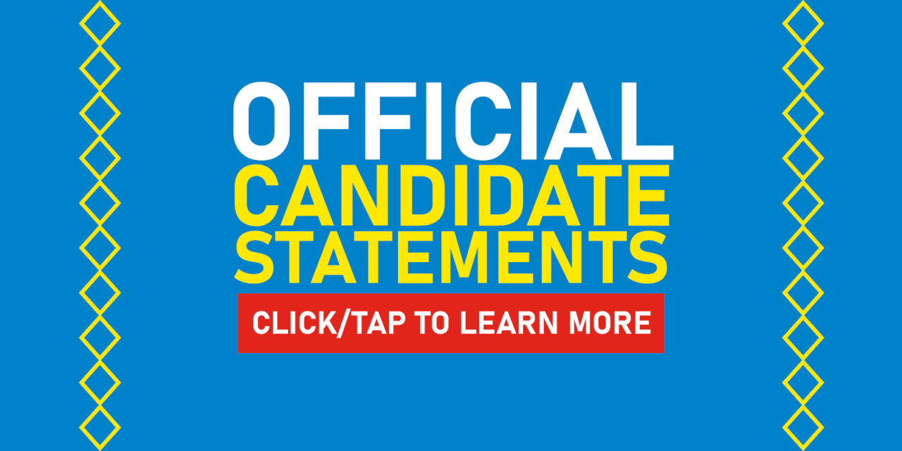Candidate Statement Announcement Statement Cover 2023 Delaware Nation